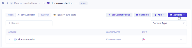 Environment | Docs | Qovery